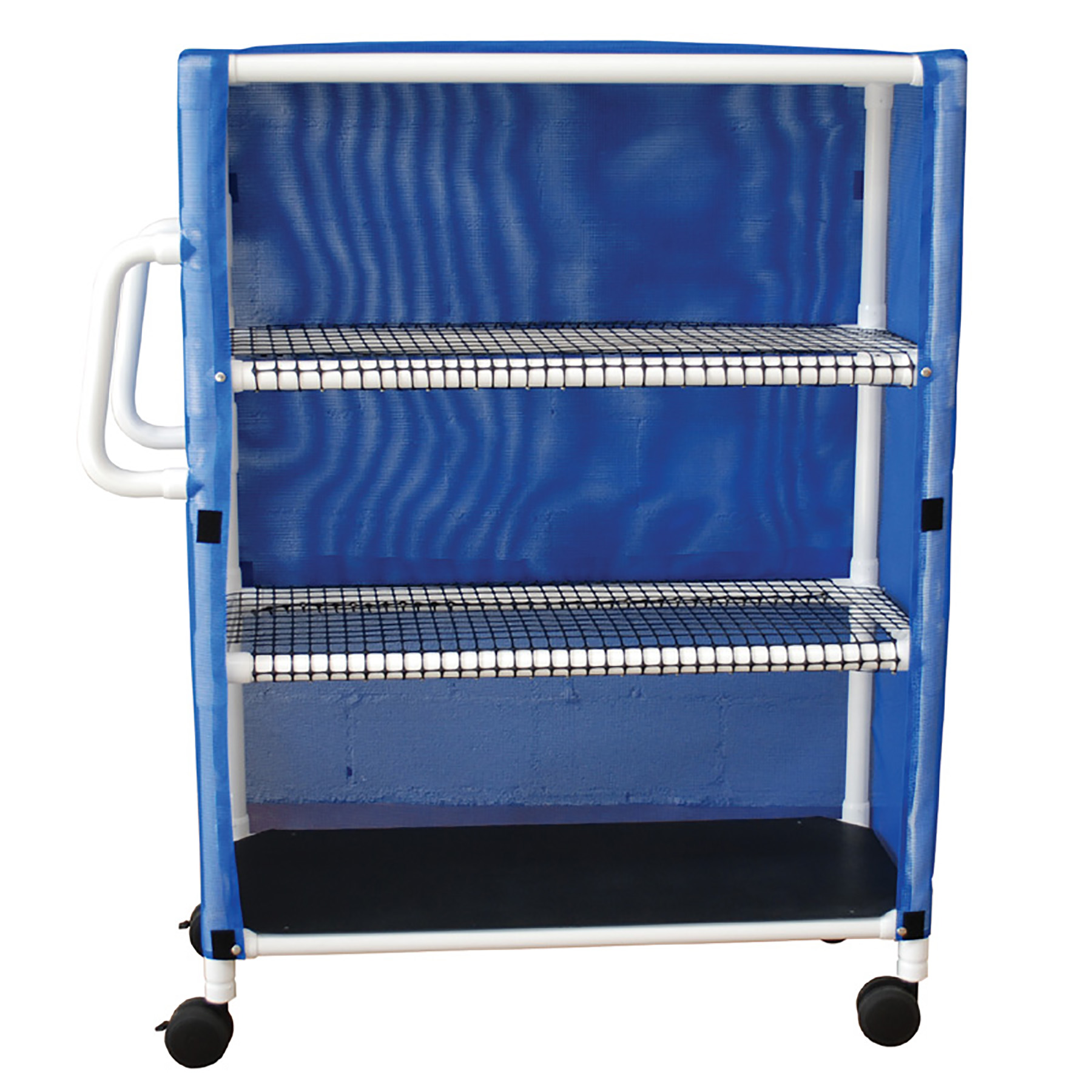 Three Shelf Jumbo Linen Cart with Cover - FREE Shipping
