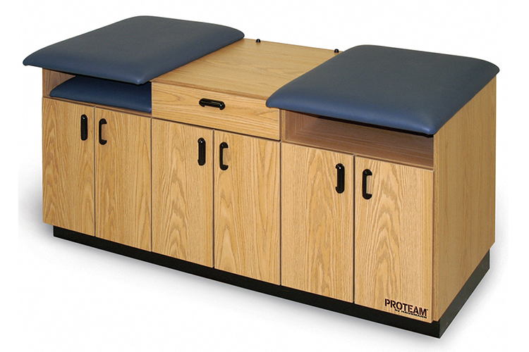 Hausmann PROTEAM Taping Table and Treatment Table Combo with 2 Seats