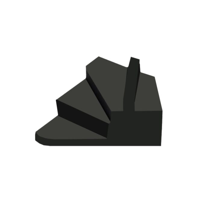 Closed Cell Foam Lateral Finger Block for X-ray Positioning