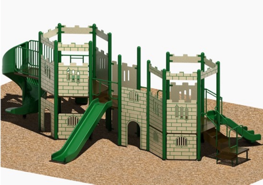 Castle Themed Playground Equipment - FREE Shipping