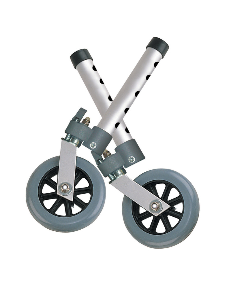 5 in Swivel-Lock Walker Wheels for Drive Walkers