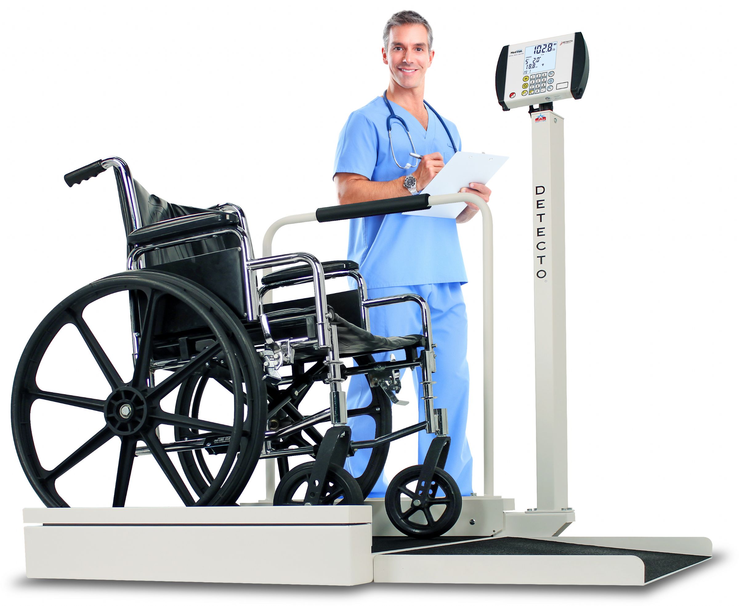 Detecto Stationary Digital Wheelchair Scale