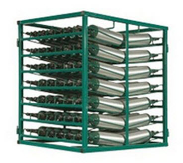 100 C Horizontal Oxygen Cylinder Rack - FREE Shipping
