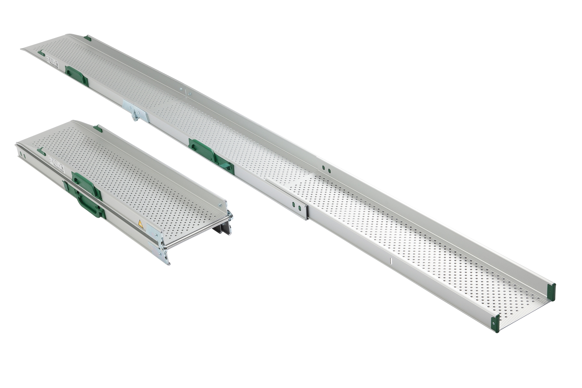 Stepless Foldable Telescoping Wheelchair Ramps