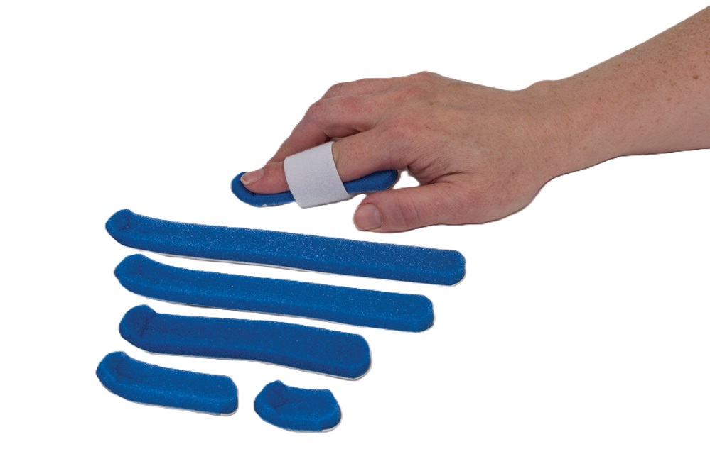 Curved Finger Splint Pad - Immobilizes Fractures and Dislocated Joints ...