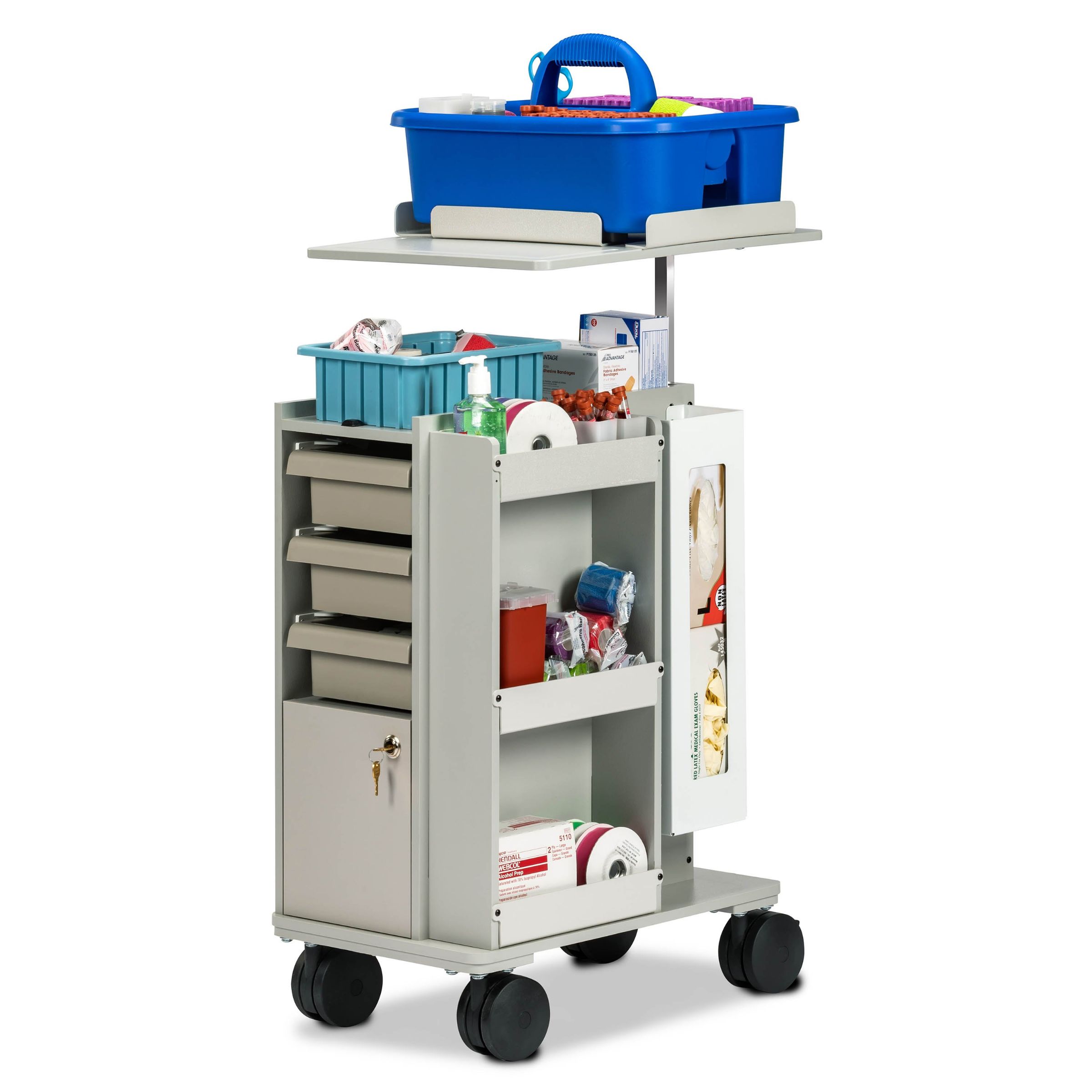 Clinton Slimline Store & Go Phlebotomy Cart