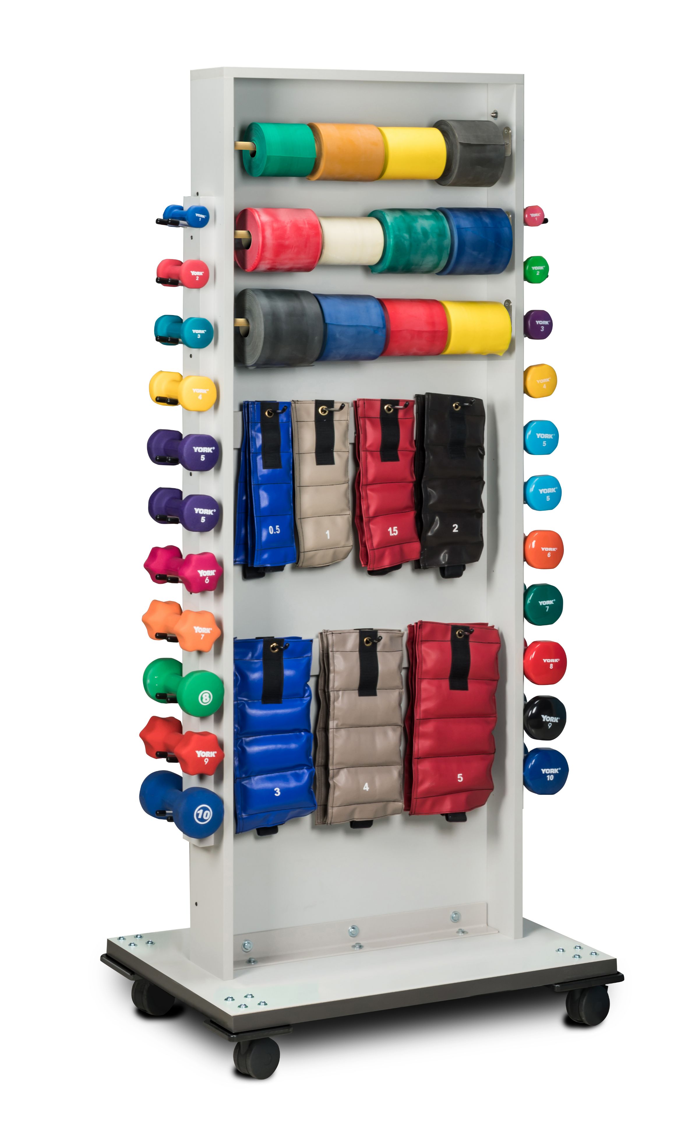 Clinton Combo Mirror Cuff, Band, and Dumbbell Rac