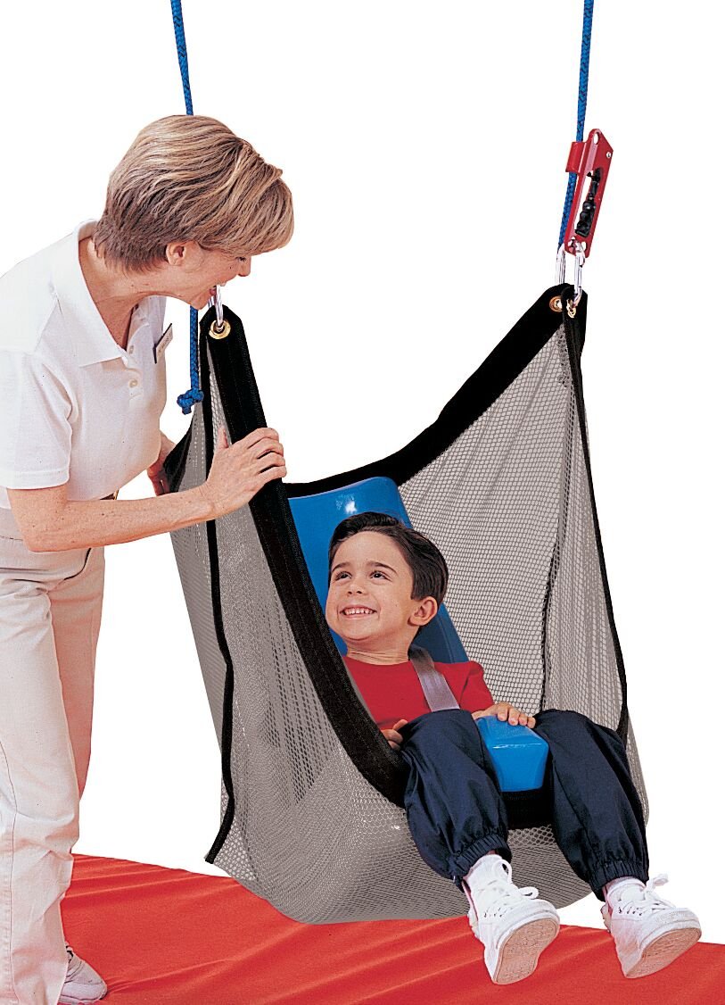 Net Swing with Positioning Seat for Tumble Forms 2 Vestibulator System