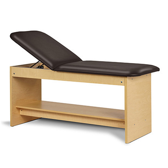 Treatment Table with Storage Shelf | Clinton Industries Panel Leg Series