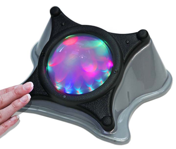 Colorful Shimmering Dome for Visual Stimulation