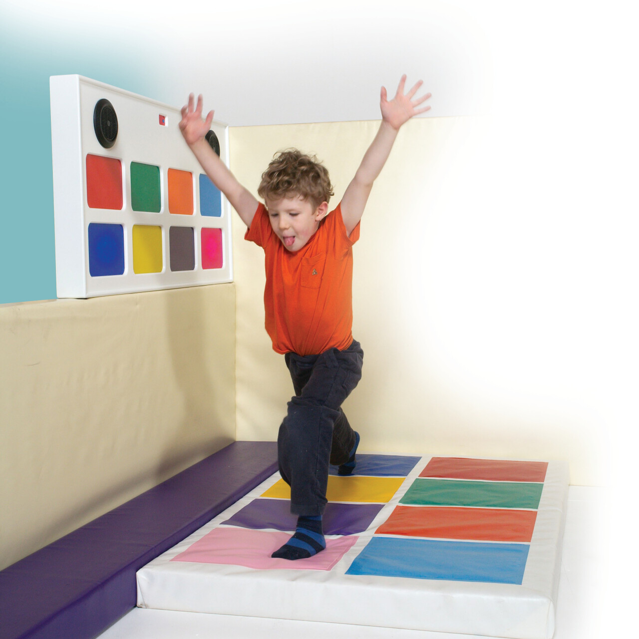 Musical Squares Toy for Visual and Auditory Stimulation