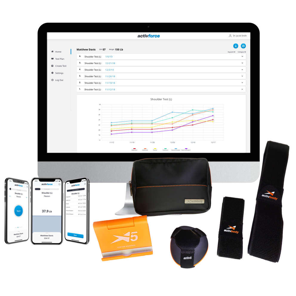 Activforce Dynamometer Hardware And Accessory Package