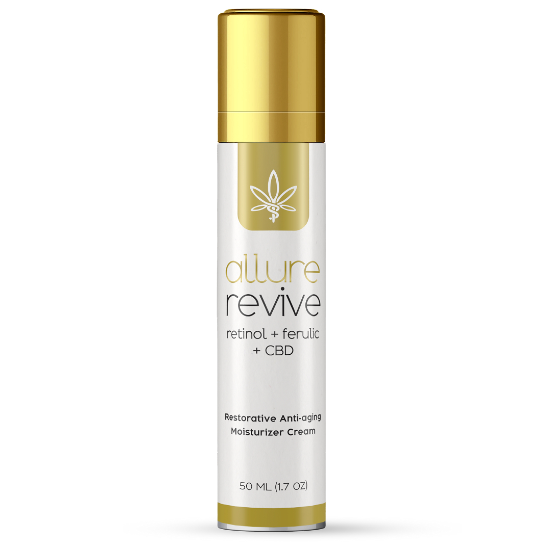 Allure Revive Night Cream 250 mg CBD Anti Aging Moisturizer with ...