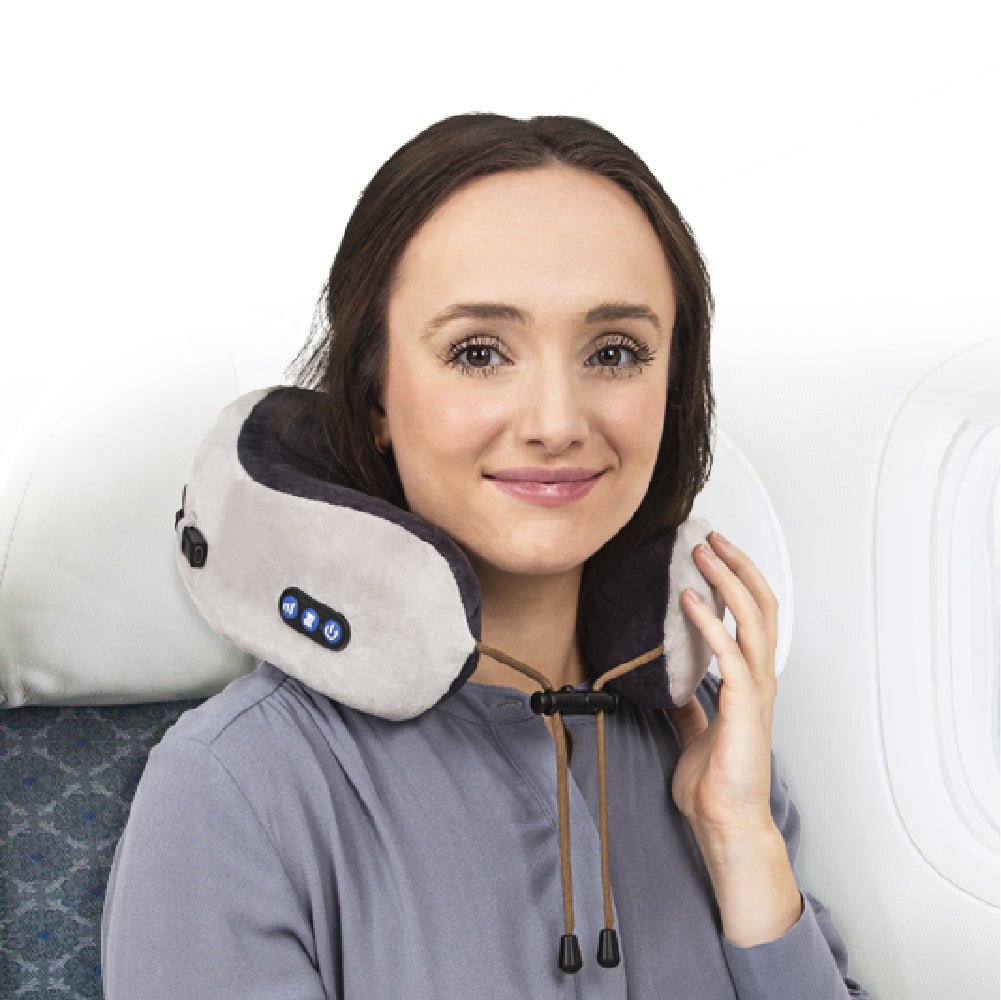 Portable Neck Massage Pillow with Heat Therapy and USB Charging ...