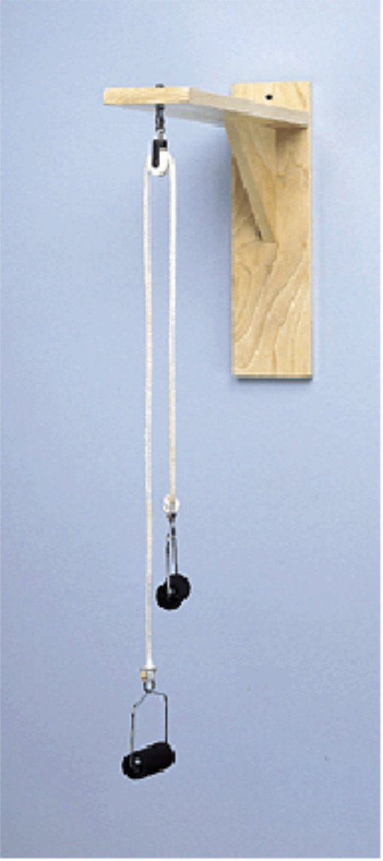 Wall Mounted Exercise Pulley with Handles for ROM Therapy