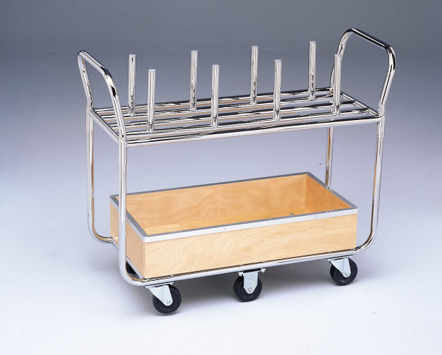 Bailey Heavy Duty Weight Cart with Storage Compartments
