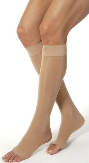 Jobst Ultrasheer Open Toe Knee High Firm Compression Stockings