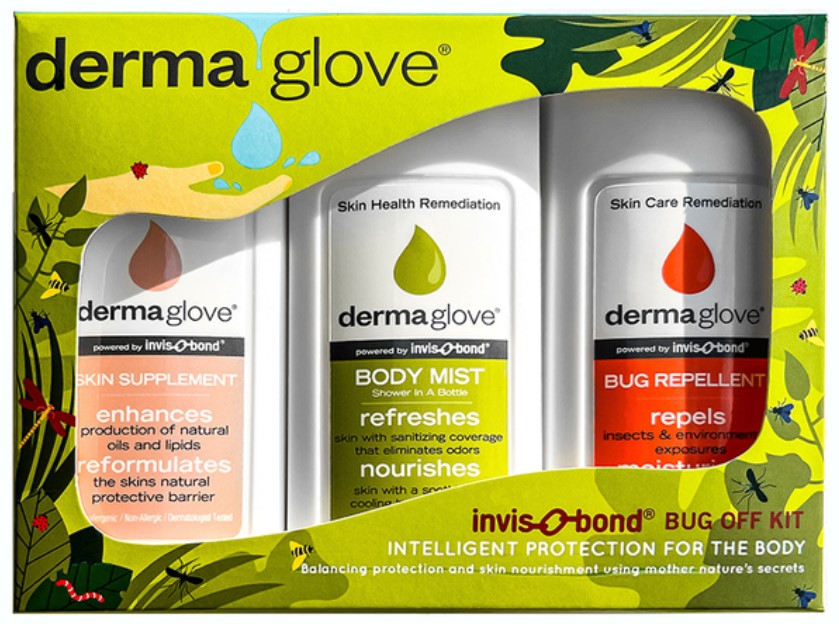 Dermaglove Bug Off Kit With Skin Supplement and Bug Repellent