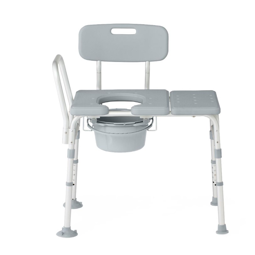 Shower Transfer Bench with Commode - FREE Shipping