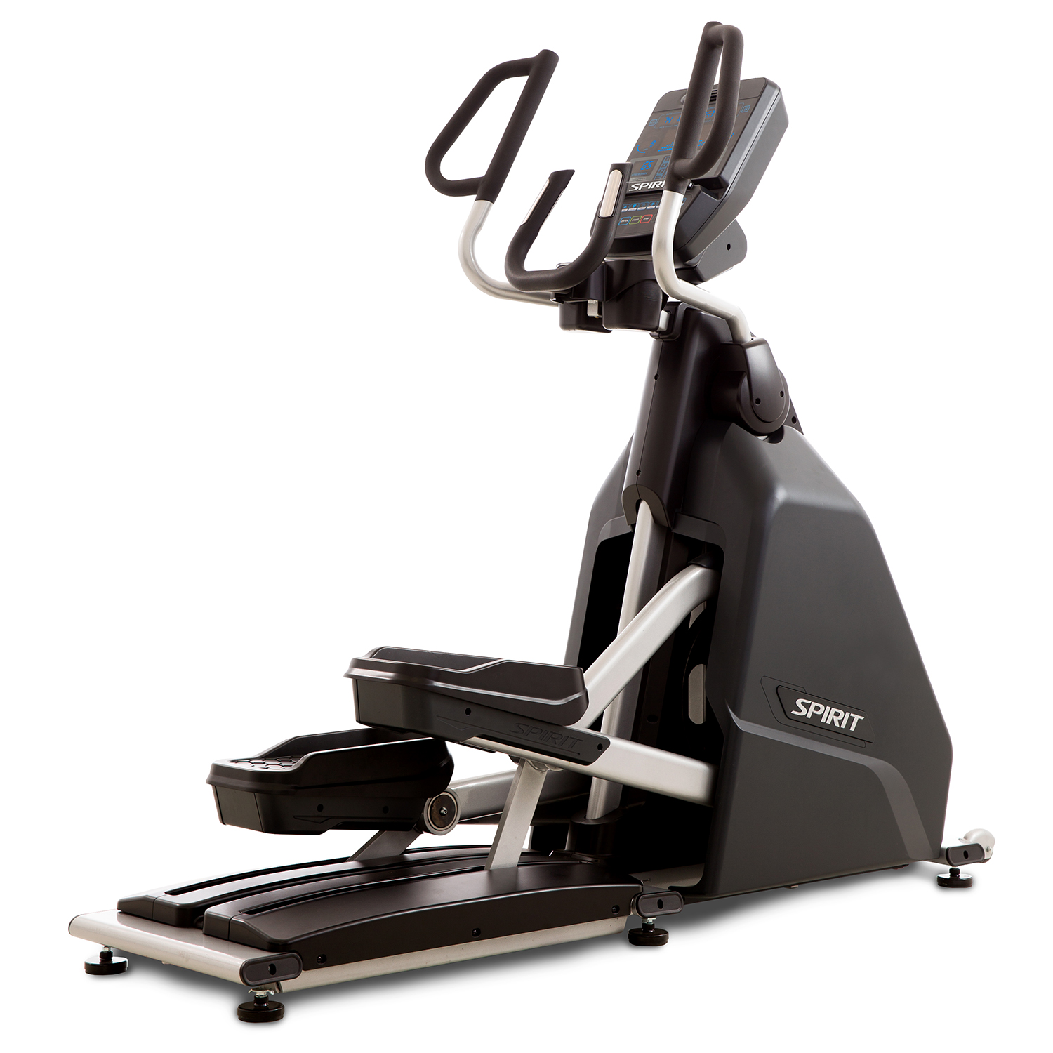 Commercial Elliptical Machine with LCD Screen, Self-Powered, Heavy-Duty ...