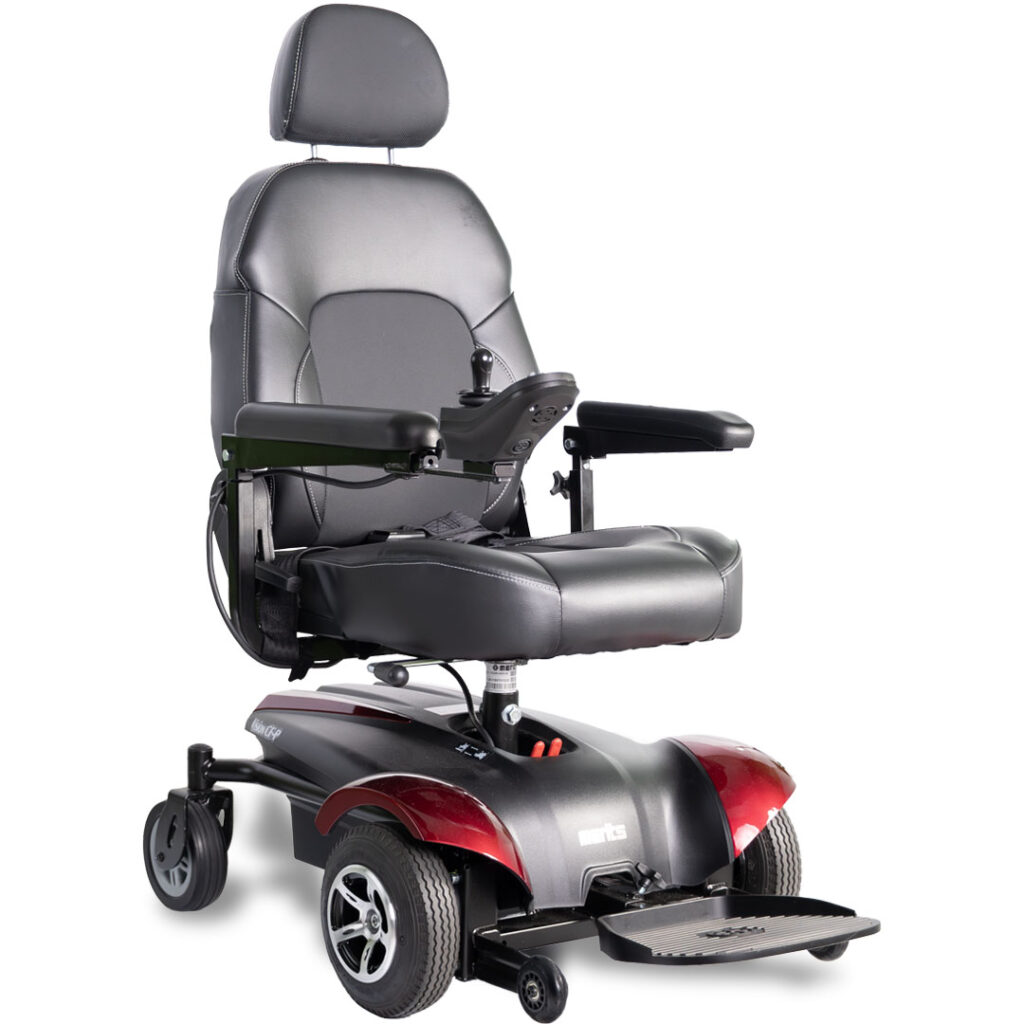 Full Sized Power Wheelchair with 300 Pounds Weight Capacity and 5 Mph ...