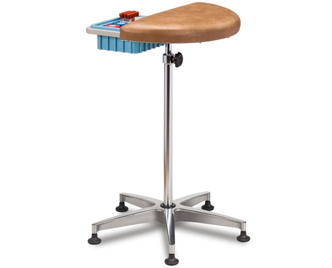 Half Round Stationary Phlebotomy Stand - FREE Shipping