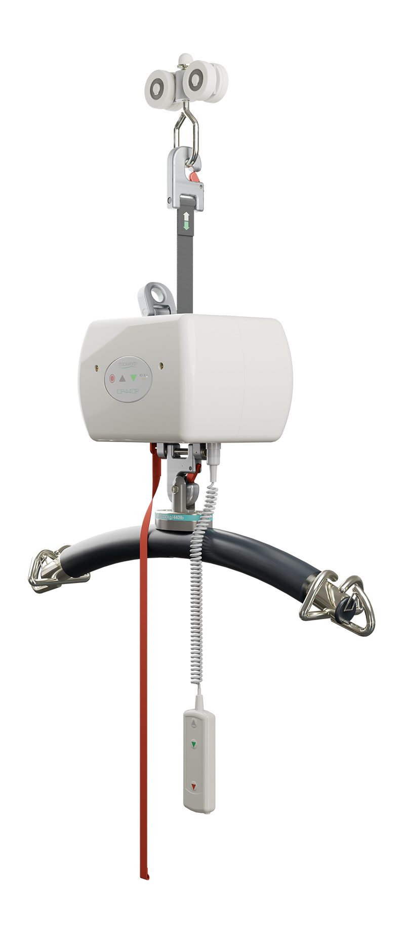 Ceiling Lift Track System with Portable Lift by Mackworth - CP440P ...