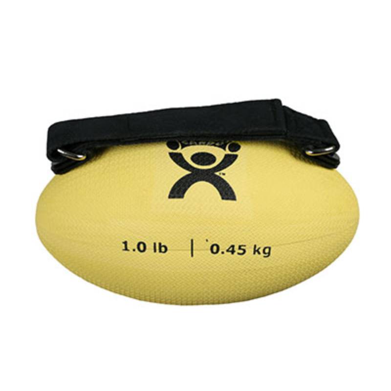 CanDo Handy Grip Weighted Training Ball - Secure Hand Strap for ...