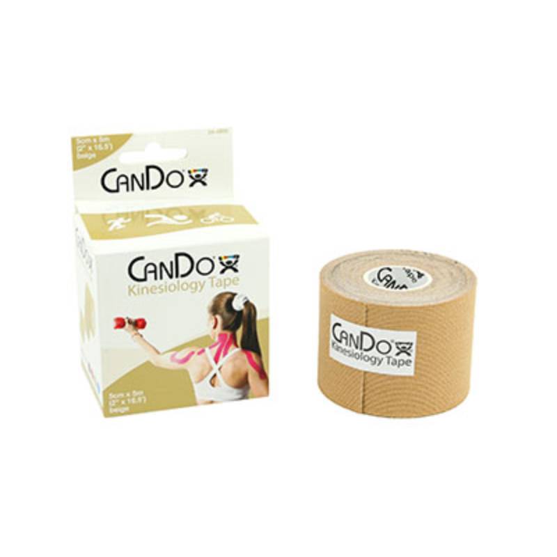 CanDo Kinesiology Tape for Muscle and Joint Support - 2 Inch x 16.5 ft ...