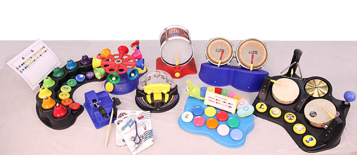 Adapted Music Kit with Switch Enabled Instruments