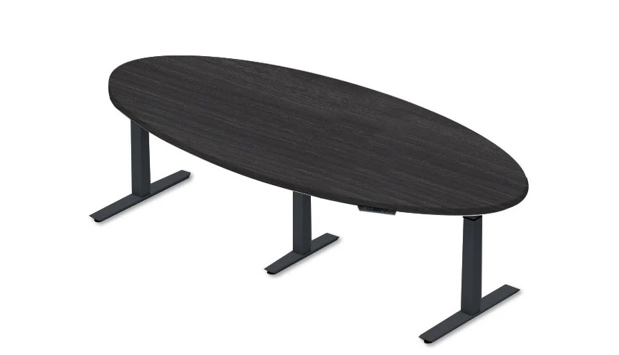 Height-Adjustable Conference Table with Hand Controls - Multiple Top ...