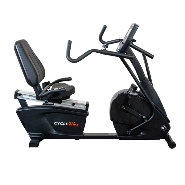 Recumbent Exercise Bike with Arm Exerciser and LCD Display - CyclePlus ...
