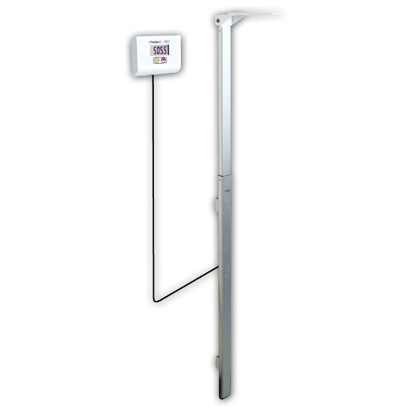 DETECTO Height Rod with Wall Mount and Digital LCD Display