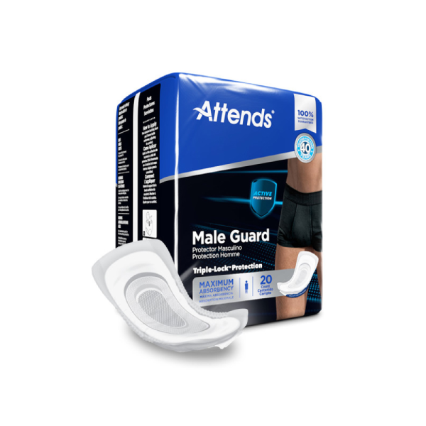 Absorbent Urinary Guard for Men - Bladder Control Pads - Male ...