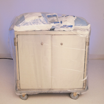 Plastic Case Cart Protective Cover, 100 per Roll