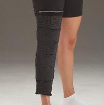 Cutaway Knee Immobilizer with Elastic Straps