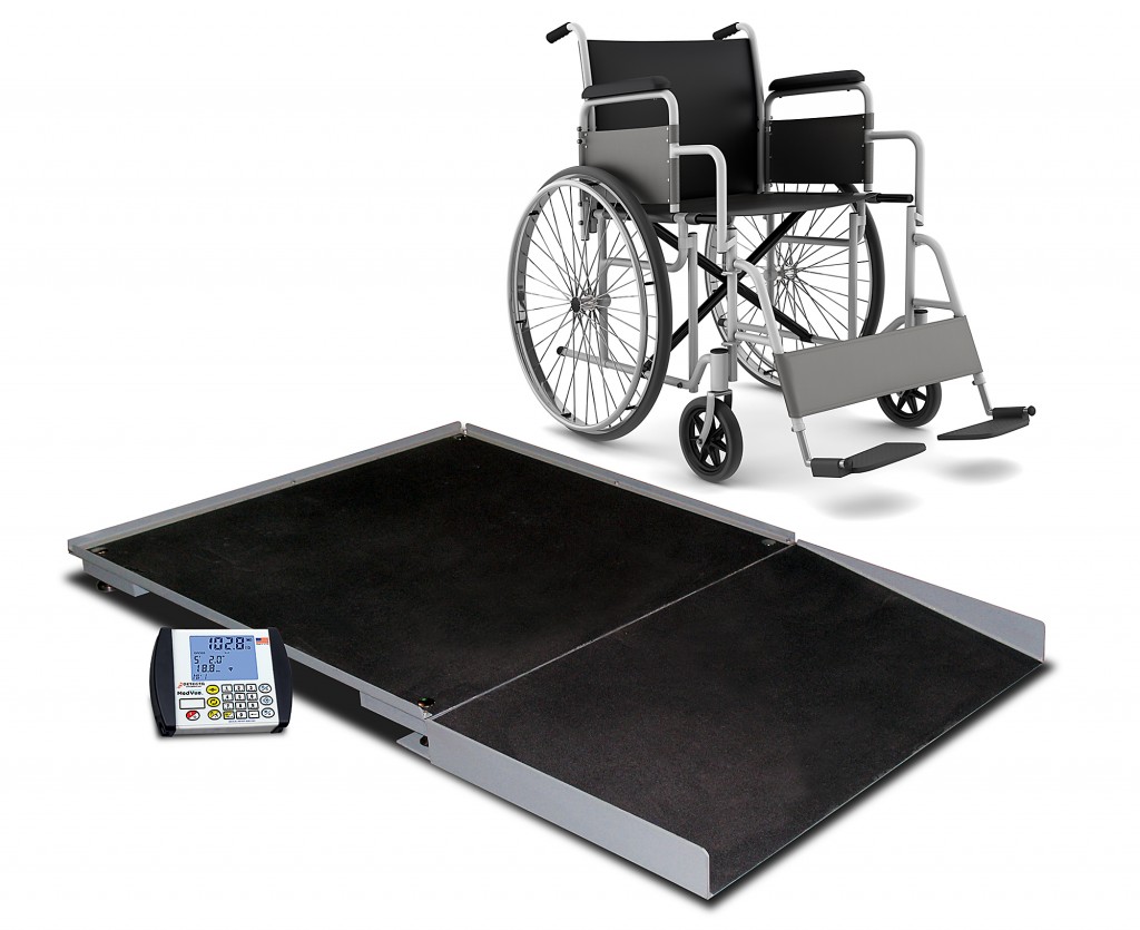 Stationary Platform Wheelchair Scale - FREE Shipping