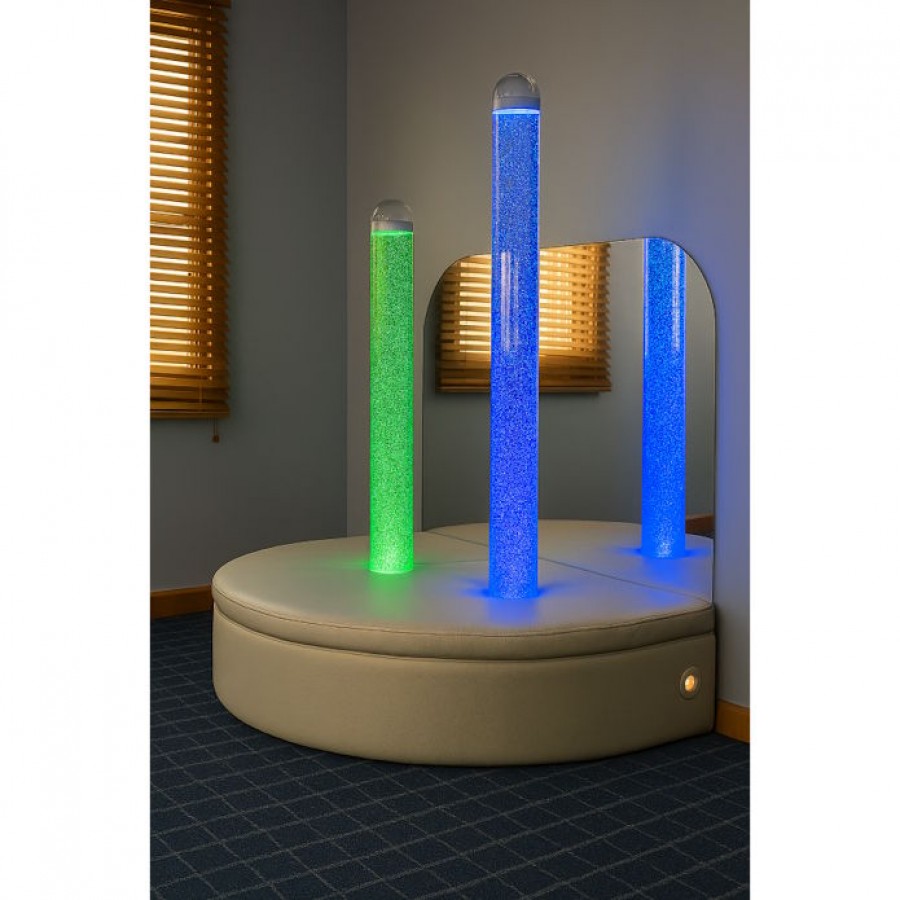 Double Bubble Hub Sensory Platform - Wall Mounted Mirror and Bubble ...