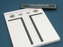 Purdue Pegboard Test for Measuring Dexterity