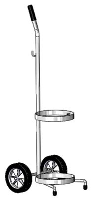 Oxygen Cylinder Cart for M60, N or M90 - FREE Shipping