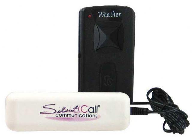 Bed Shaker Alarm for Weather Alerts, for Hearing Impaired, Silent ...