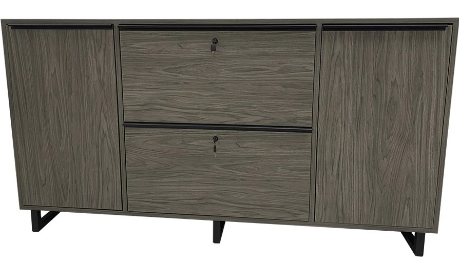 Filing and Storage Cabinet with Two Locking Drawers