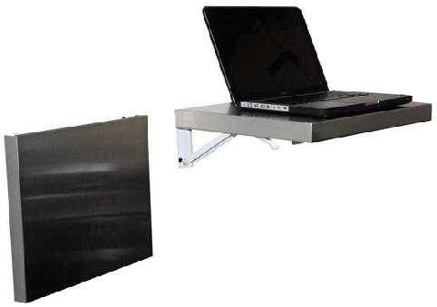 Folding Wall Mounted Workstation Shelf - FREE Shipping