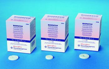 Biopatch Antimicrobial Foam Dressing, Box of 10