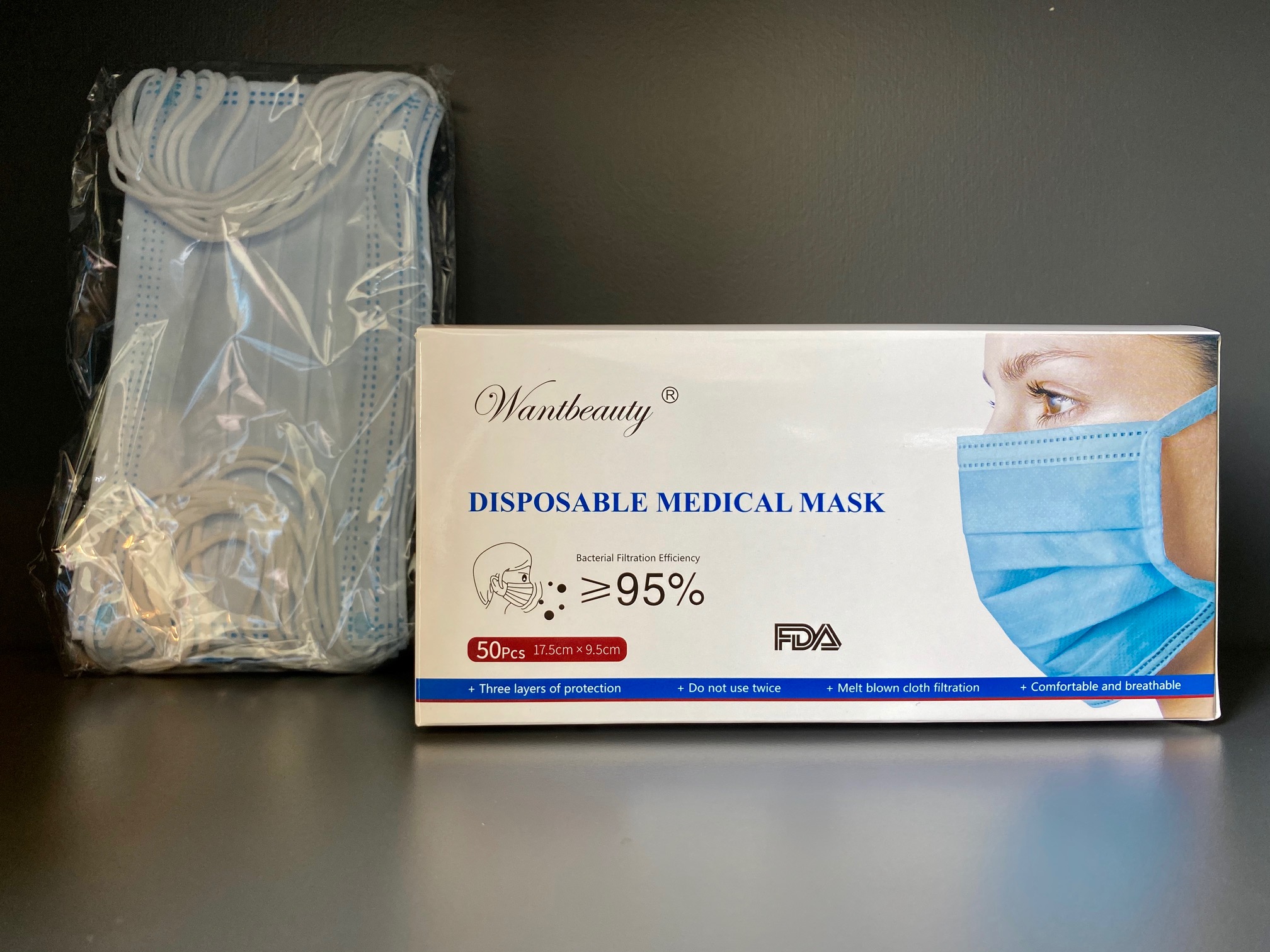 WantBeauty BFE 95 Medical Masks