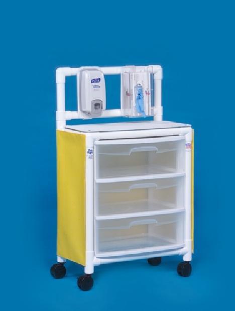 Isolation Station Medical Cart - FREE Shipping