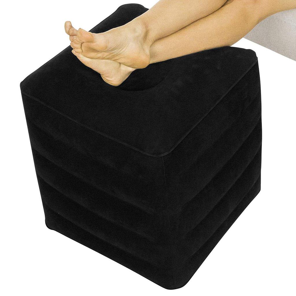 Inflatable Travel Pillow for Leg and Foot Support