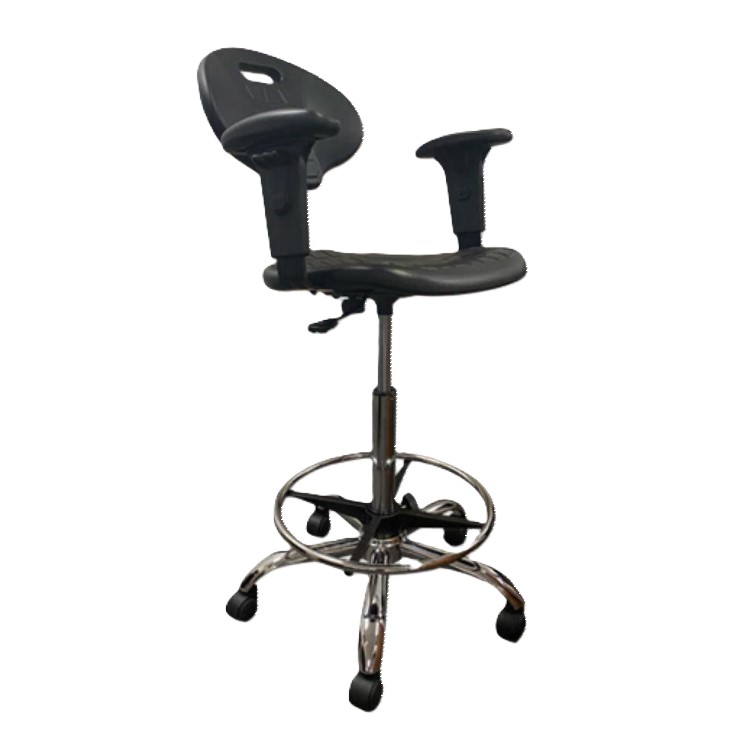 Lab and Classroom Chair with Pneumatic Seat Height Adjustment and Heavy ...