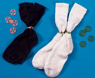Plastic Sock Sorter Laundry Rings - FREE Shipping