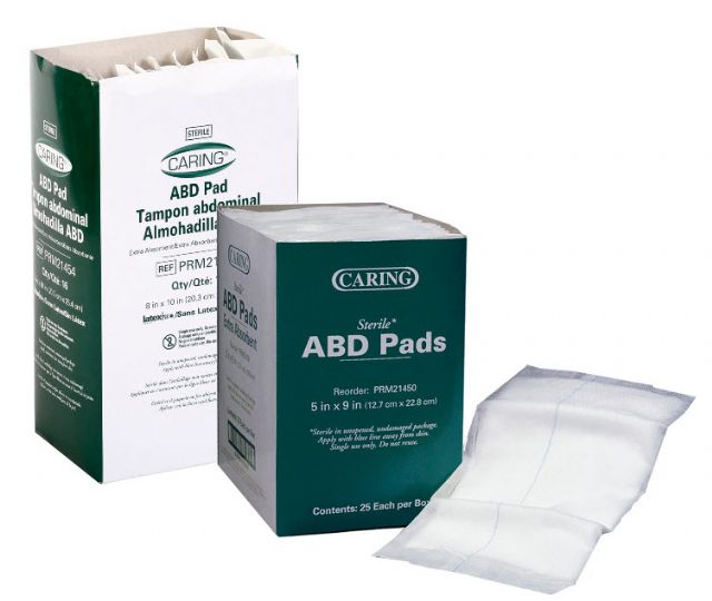 Sterile Padding for Abdominal Wound Dressing and Drainage Absorption